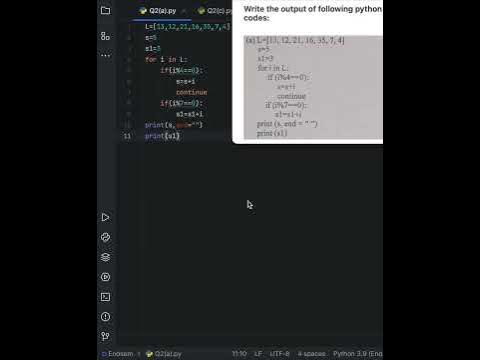Write the output of following python codes|part5 - YouTube