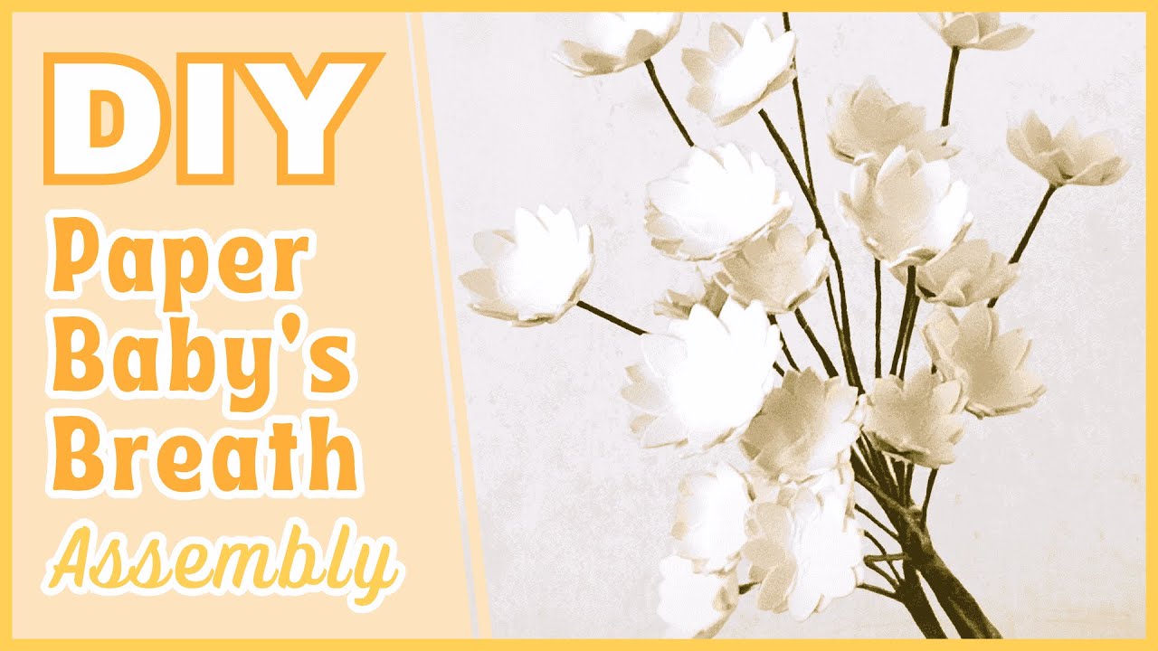 Mini Paper Baby’s Breath Flowers – Fast & Easy Filler Tutorial!🌼 - YouTube