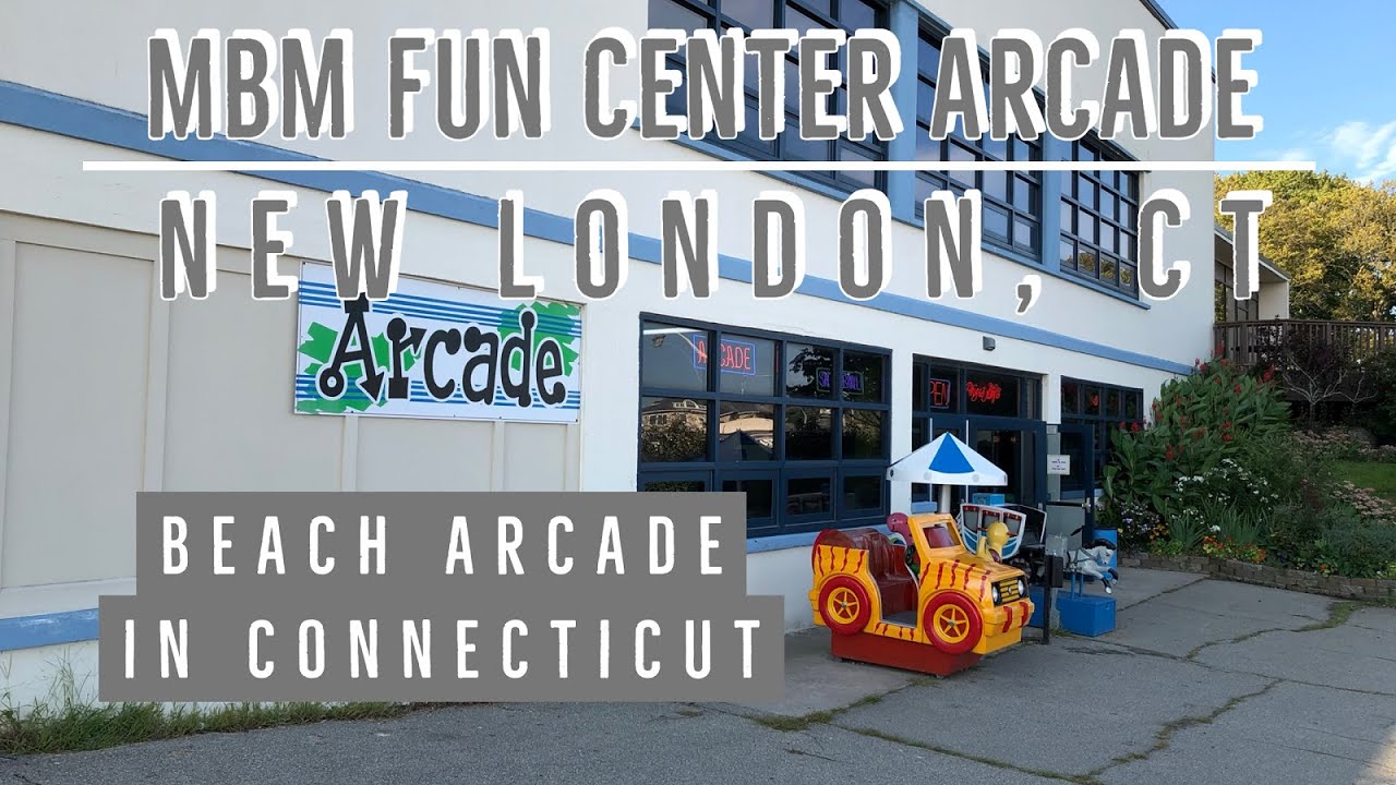 MBM Fun Center Beach Arcade New London, CT ビーチのゲームセンター Sala de video ...