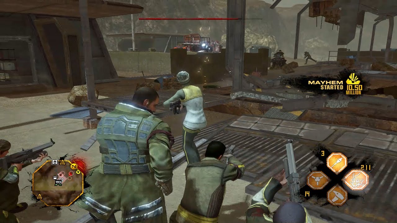 Red Faction Guerrilla,Destroying Dust's High Importance Target,EDF ...