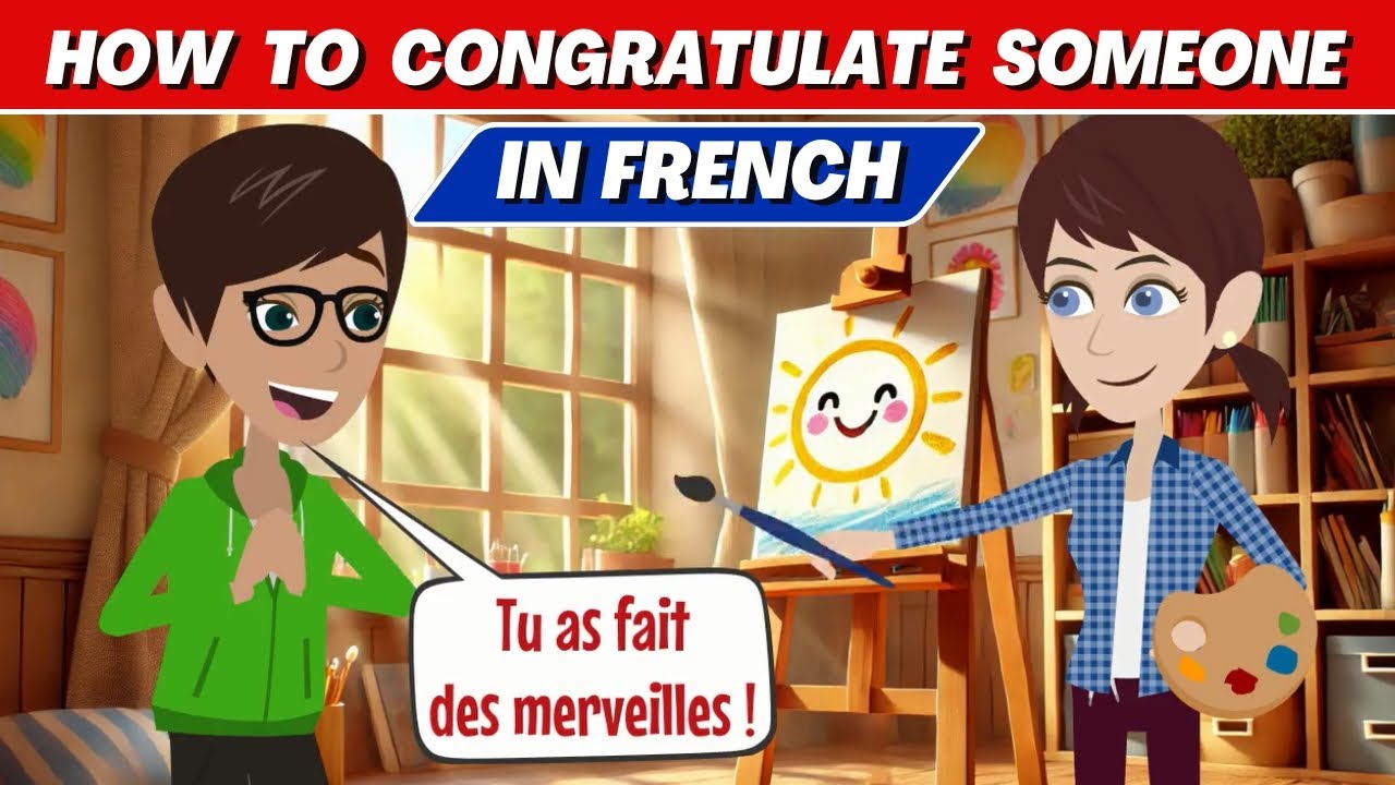 How to Congratulate Someone in French | French Speaking and Listening ...
