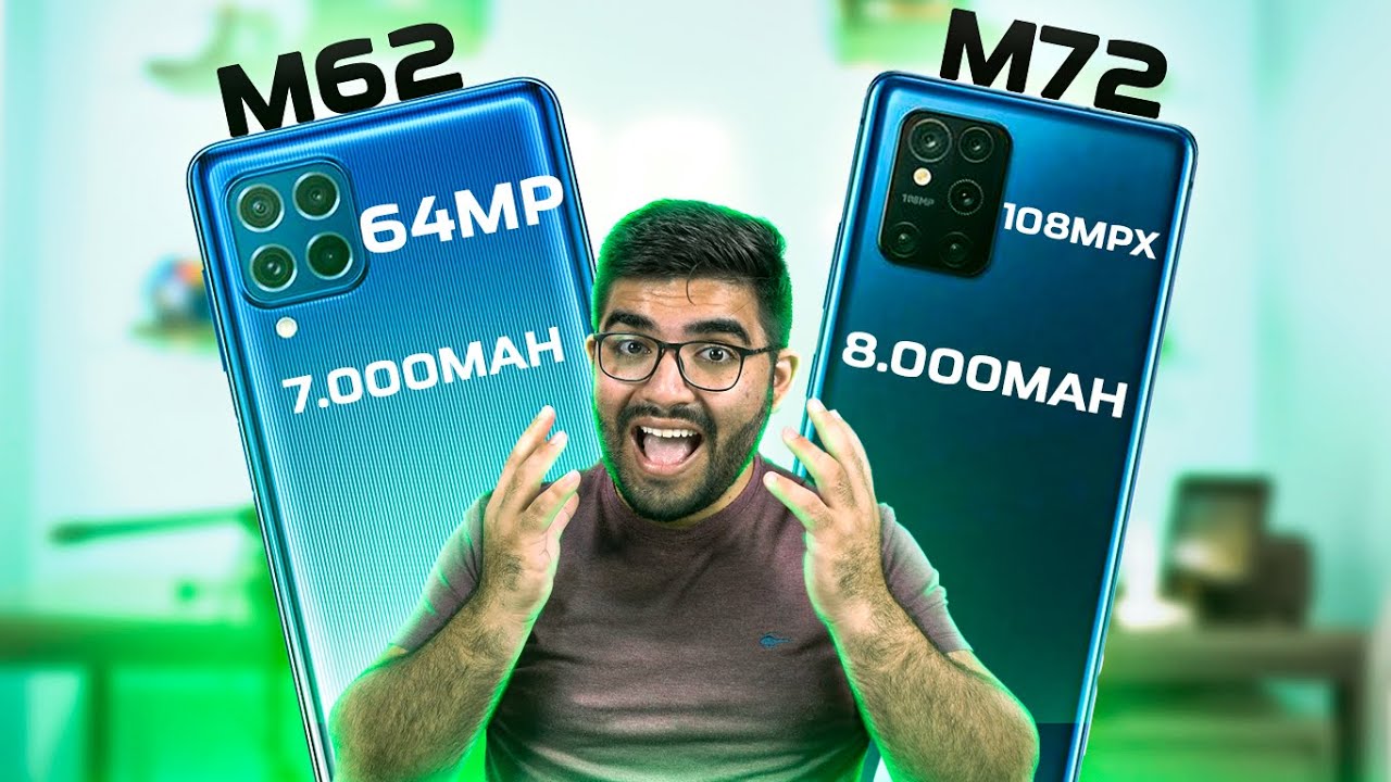 SURREAL! Galaxy M62 e suposto GALAXY M72 com 8.000Mah e Câmera de 108MP ...