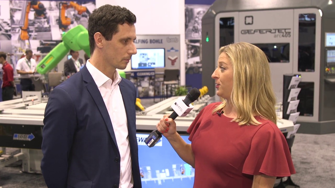 GEFERTEC | Arc Welding Method with CAD Data - IMTS 2018 - YouTube