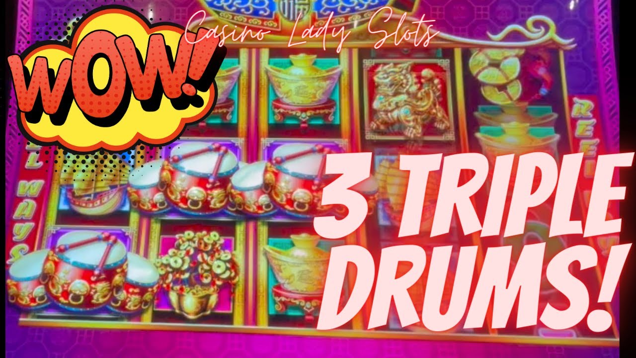 Dancing Drums Prosperity! Three Triple Drums! - YouTube