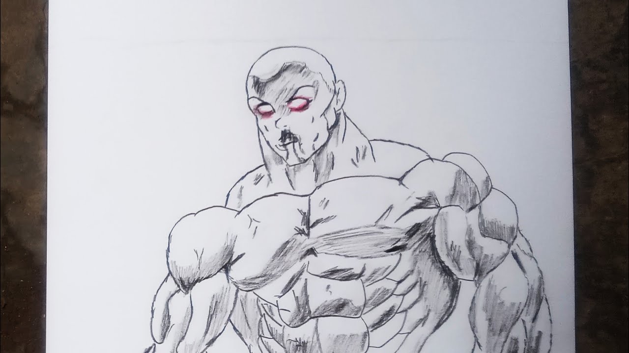 how to draw jack hanma . Jack hanma easy drawing - YouTube