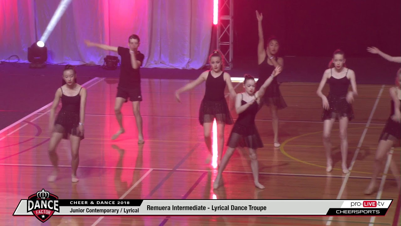 Remuera Intermediate Lyrical Dance Troupe - YouTube