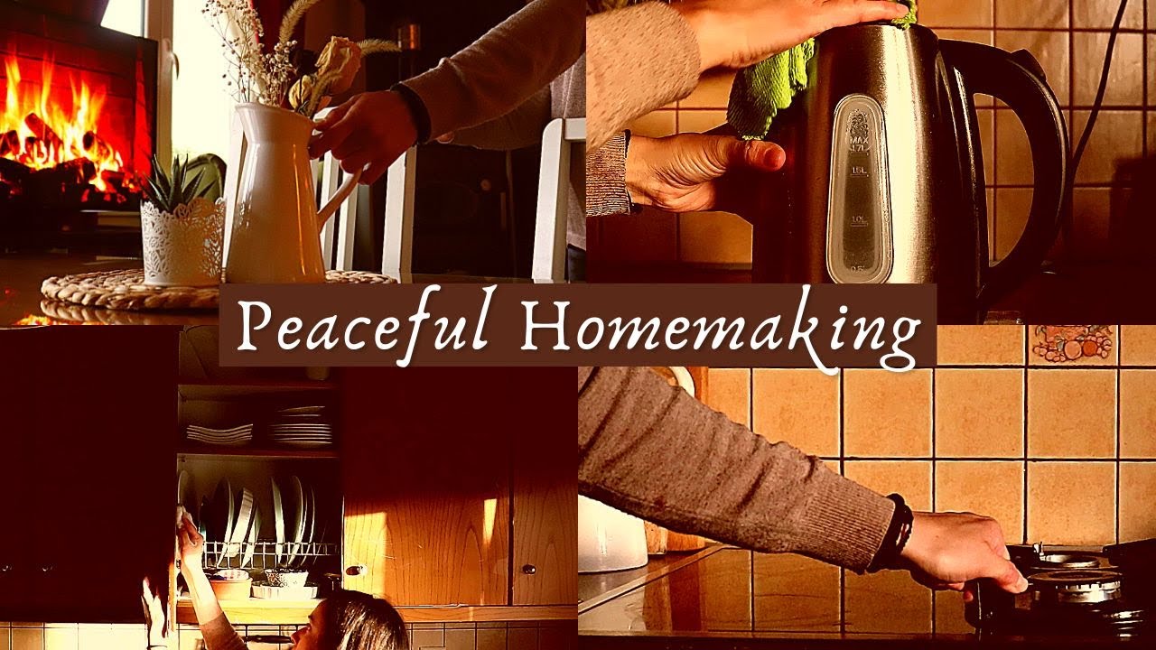 Peaceful Homemaking | Kitchen Weekly Cleaning Routine | ASMR | Slow ...