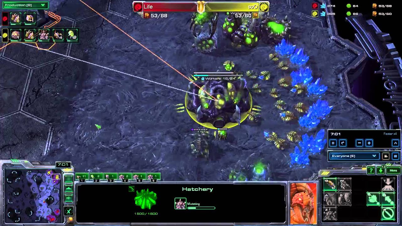 [Starcraft 2: HoTS] Zerg Tutorials - Nydus Worm Builds vs Zerg (ZvZ ...