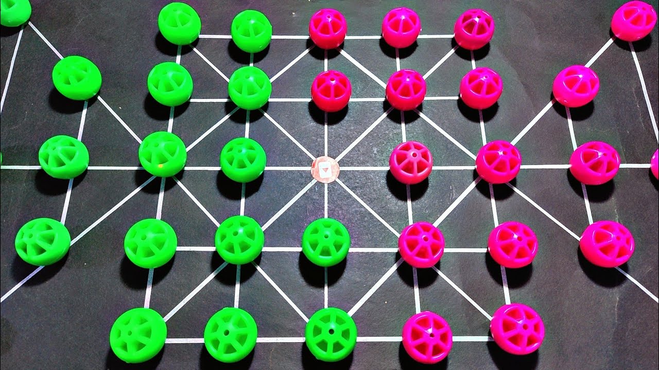 16 Beads Game Strategy | Damdas / Sholo Guti Mind Blowing Traps & Smart ...