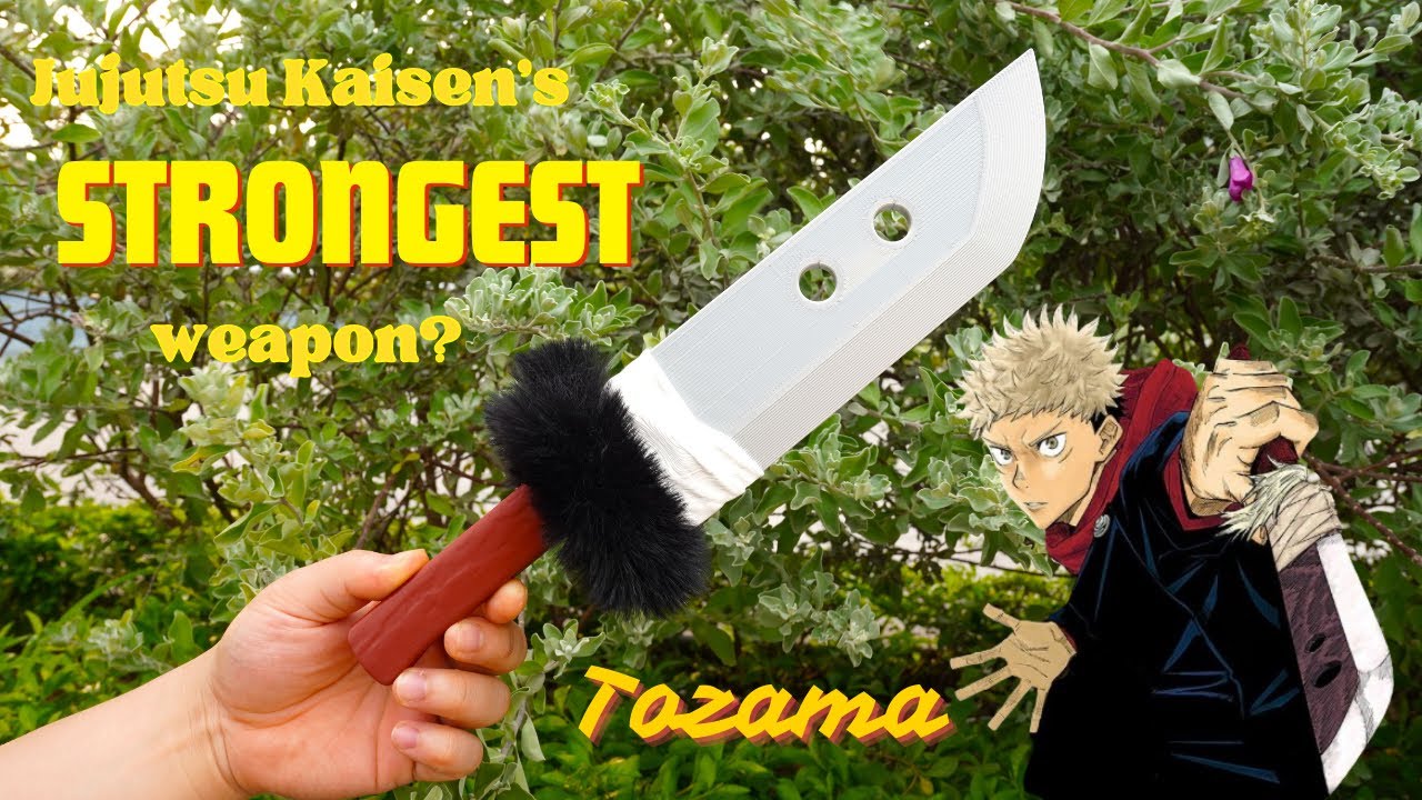 3D Printed Slaughter Demon Blade 屠坐魔 Tozama From Jujutsu Kaisen 🔪 - YouTube