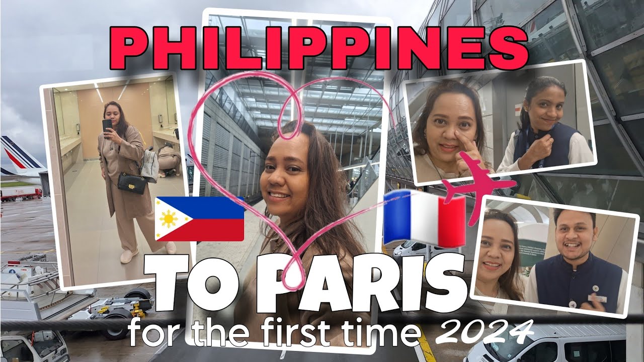 🇨🇵 🇵🇭 Travel Vlog: Philippines to PARIS for the first time. 10/ 2024 ...