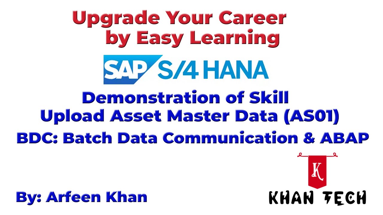 Sap Abap Developing Master Data Upload Using Bdc Batch Data 5565