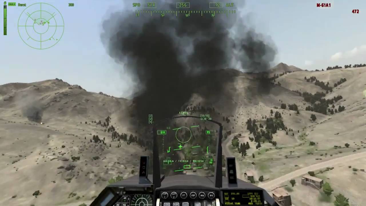 Arma 2 - Massive Town Air Assault - F16 Gameplay - YouTube