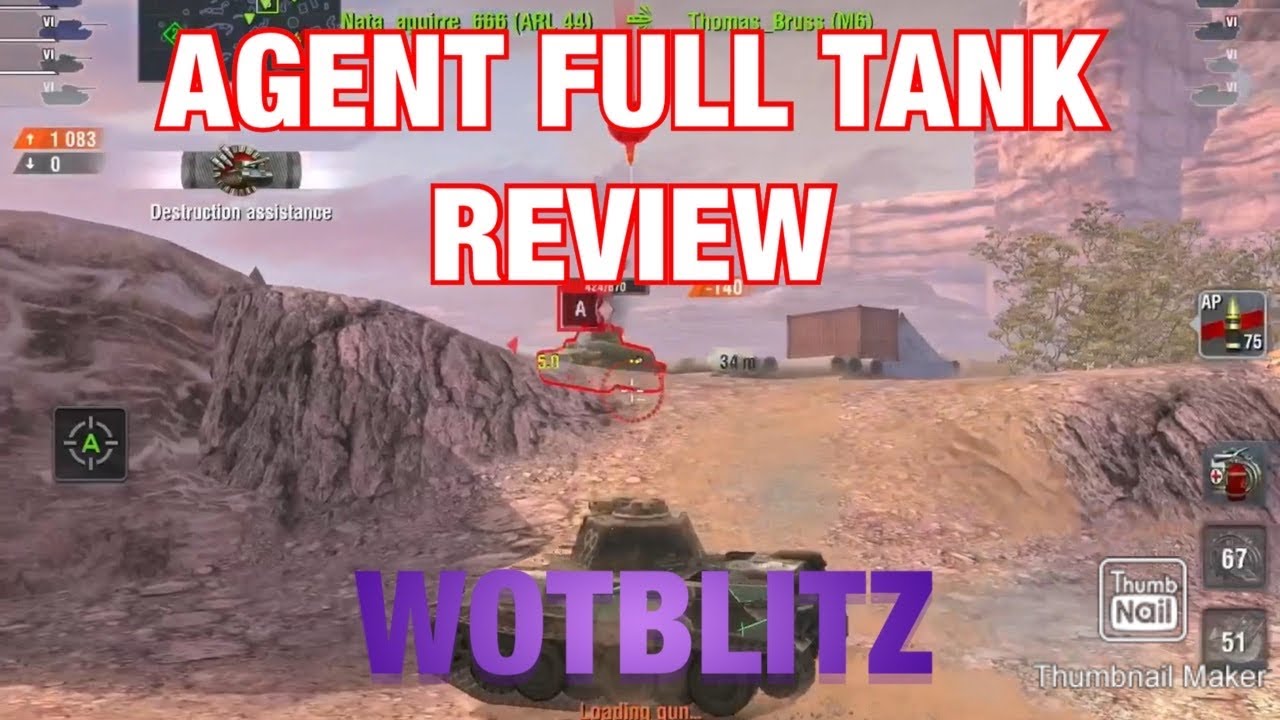 Agent Full Tank Review WoTBlitz - YouTube