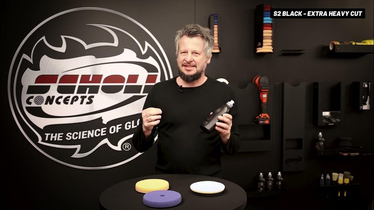 SCHOLL Concepts S2 Black Extra Heavy Cut Schleifpaste (2-Step-Paste) für anspruchsvolle Detailer ...