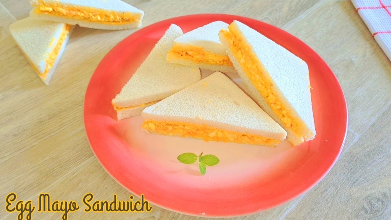 Egg Mayo Sandwich| How To Make An Egg Sandwich at Home| Egg Mayonnaise ...