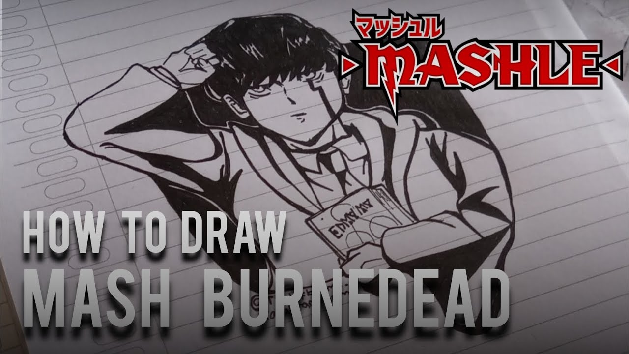 How To Draw Mash Burnedead [Mashle: Magic and Muscles] #mashle# ...