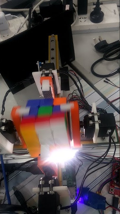 Rubik's cube solving with opencv - YouTube