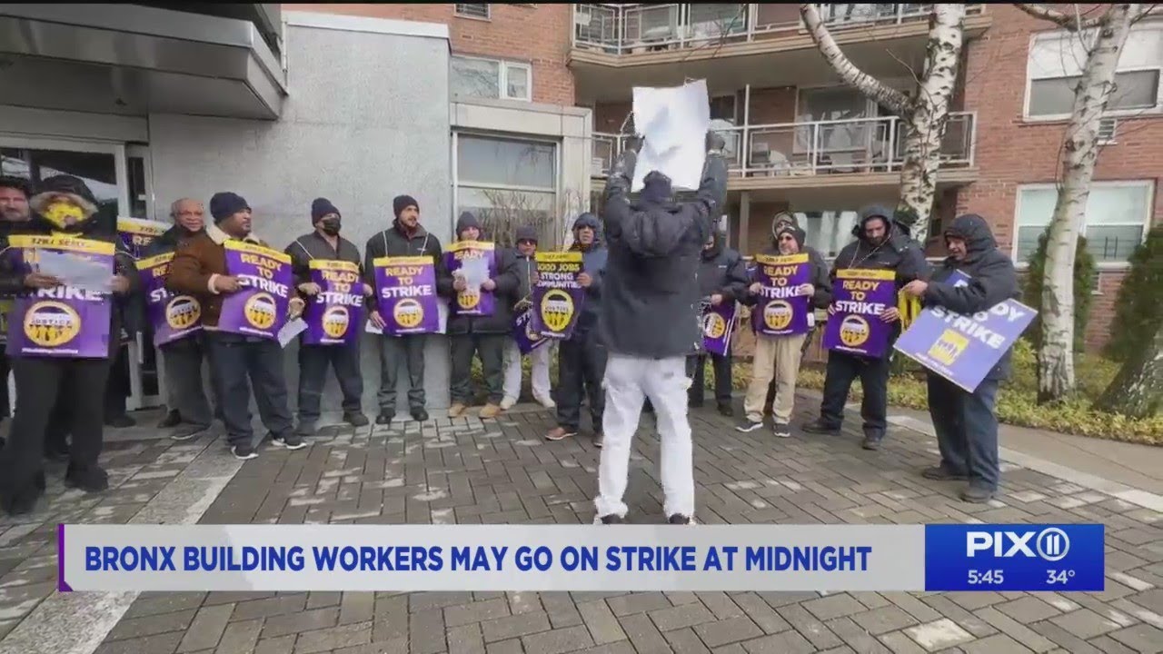 Efforts continue to avert Bronx building workers strike - YouTube