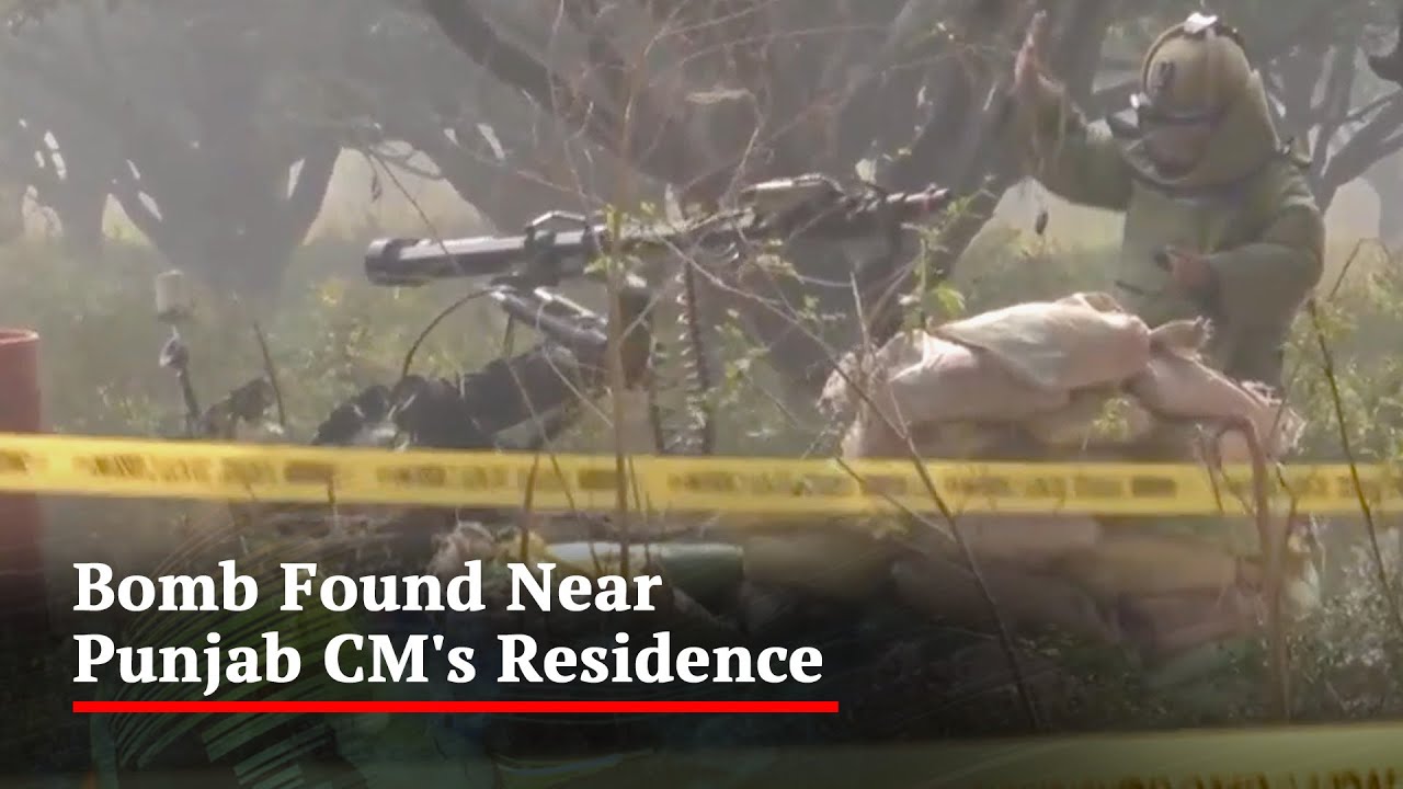 Bomb Found Near Punjab Chief Minister's Residence Taken Away For ...