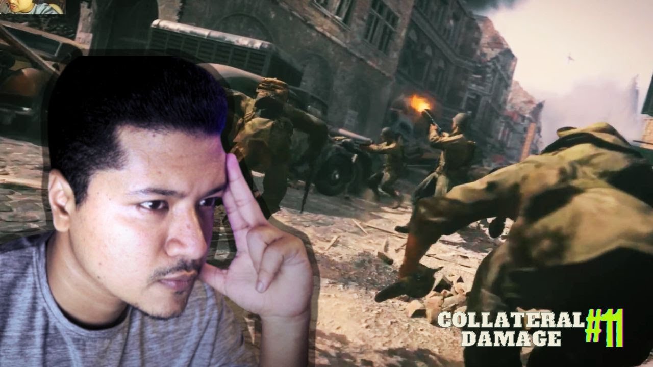 PEREZ RESCUING THE SQUAD COLLATERAL DAMAGE WW2 - YouTube