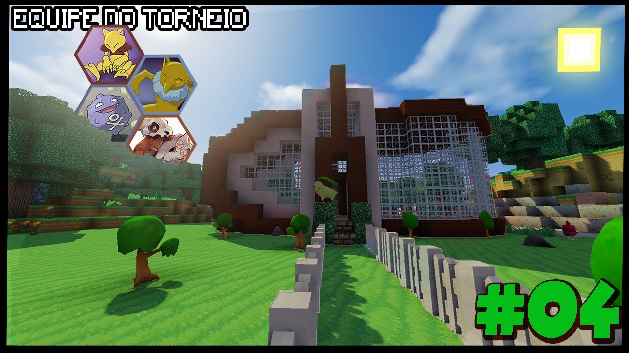 POKEWORLD #04 | MINHA EQUIPE PARA O TORNEIO + NOVA BASE | Minecraft 1. ...