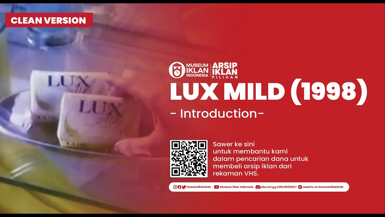 Iklan Lux Mild - Introduction (1998) - CLEAN VERSION - YouTube