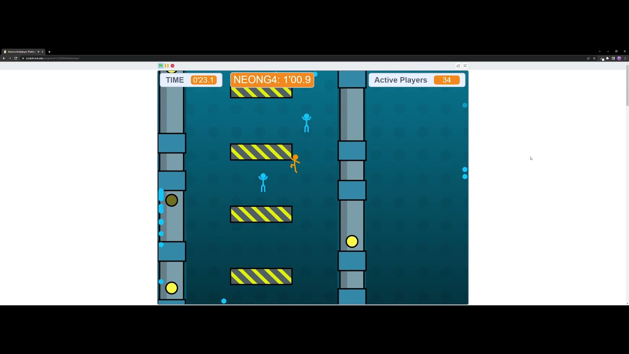 Speedrunning Massive Multiplayer Platformer [1'09.6] - YouTube