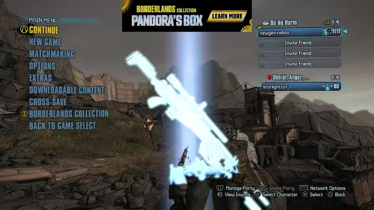 Bl2 xp lobbys tmr on ps! - YouTube
