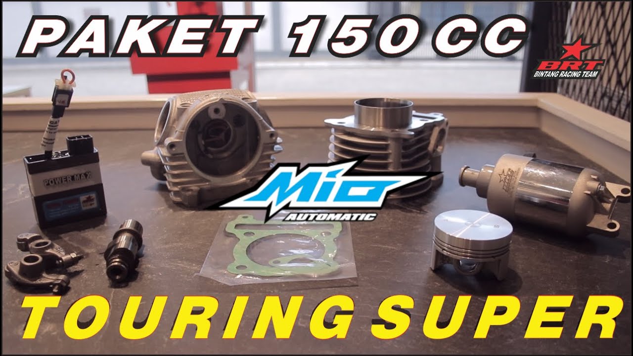 PAKET TOURING SUPER 150 CC - MIO SPORTY - YouTube