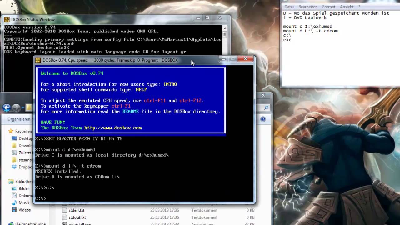 Exhumed/Powerslave Dosbox Guide German HD - YouTube