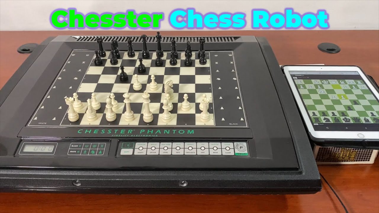 Fidelity Chesster Phantom Talking Chess Robot vs. Chess.com Bot ⭐ ...
