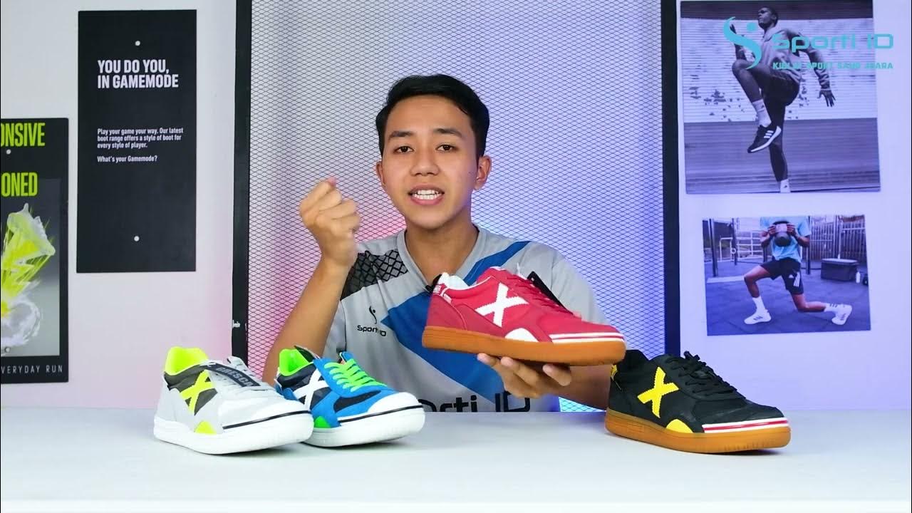 SEPATU FUTSALNYA PEMAIN EROPA! REVIEW SEPATU FUTSAL X MUNICH GRESCA! - YouTube