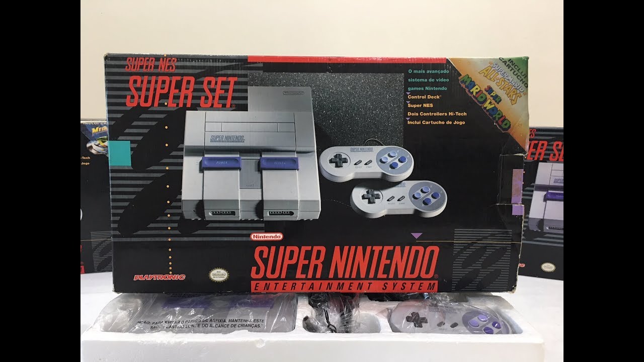 Super Nintendo Super Set Playtronic Super Mario All Stars e Super Mario ...