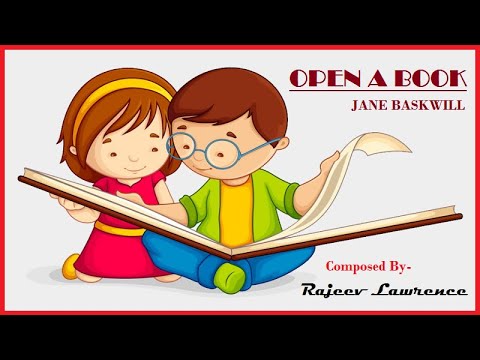 'Open a book' poem composed by Rajeev Lawrence. Lyrics in description ...
