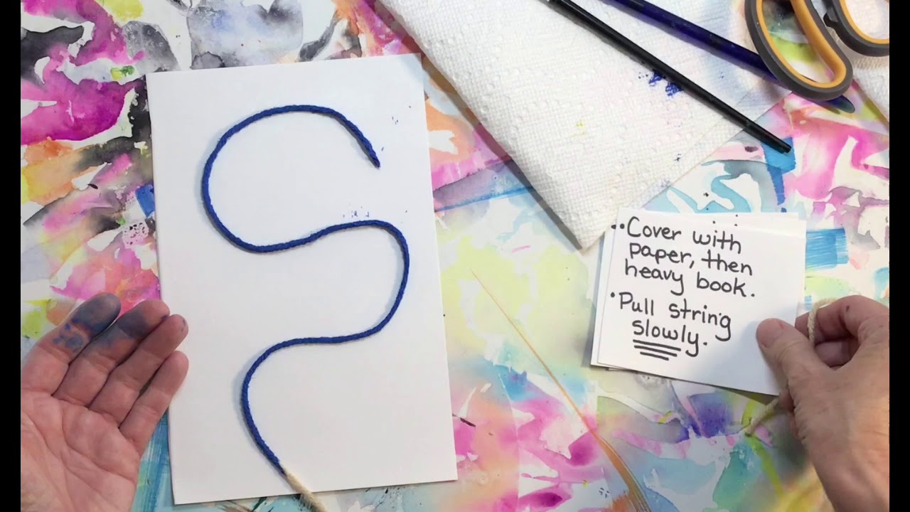 Pulled String Art - YouTube