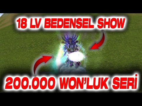 18 LV BEDENSEL SHOW || 200.000 WON'LUK SERİ || METİN2 TR BAGJANAMU