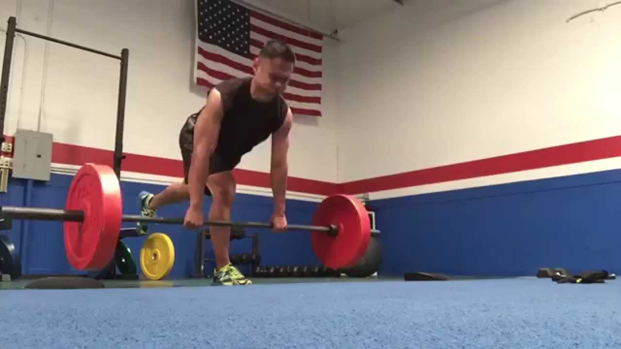 Single Leg Barbell Deadlift - Santa Clarita Boot Camp - YouTube