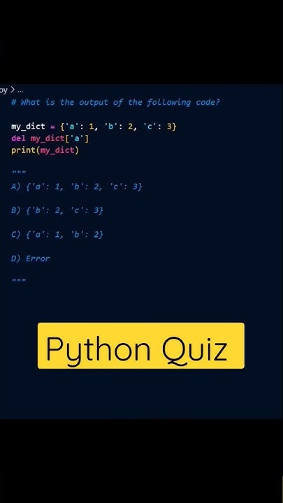 Python Quiz 08 | #python #coding #programming @shorts.thecodeschool - YouTube