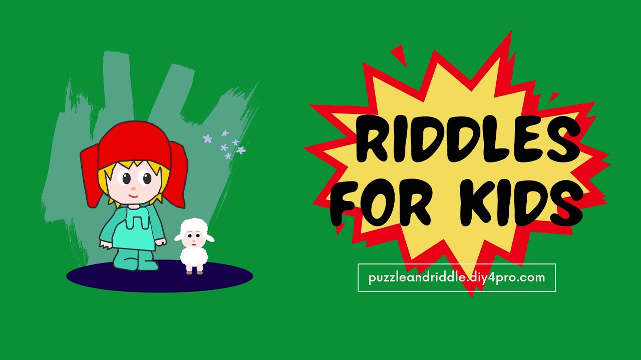 Riddles for Kids- Easy Riddles to Solve - YouTube