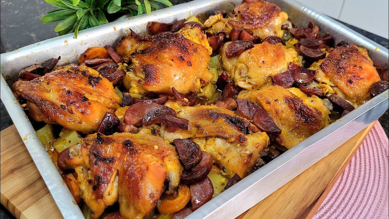 MELHOR FRANGO ASSADO!! FAÇA ESSE FRANGUINHO CAPRICHADO E SEM MUITO ...