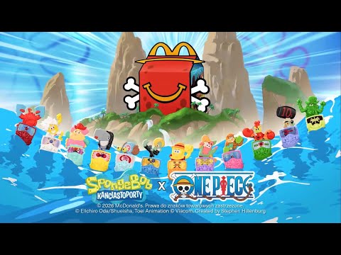 SpongeBob SquarePants x One Piece McDonald's Happy Meal Commercial 2026 (Polska)