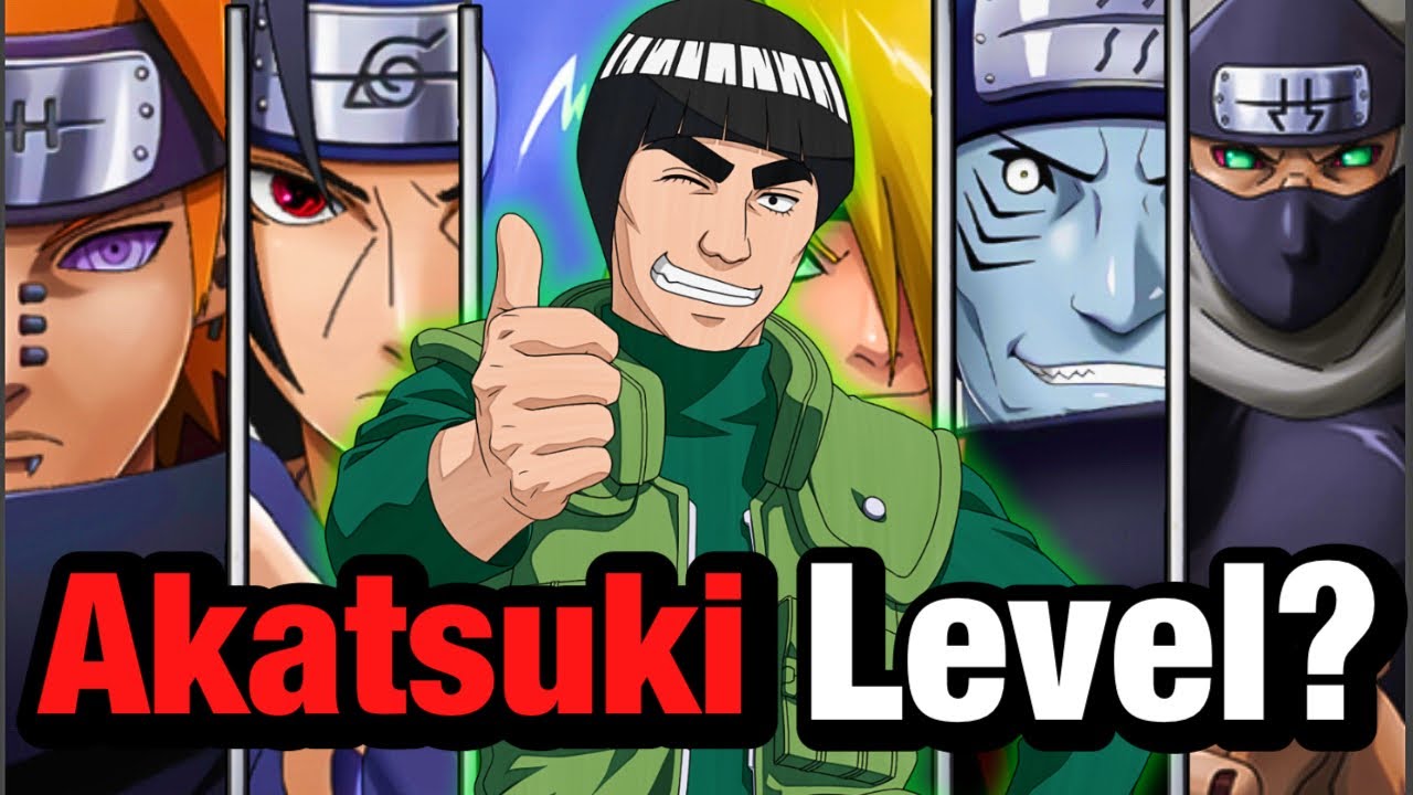 Might Guy vs The Akatsuki || Not Even Close? - YouTube