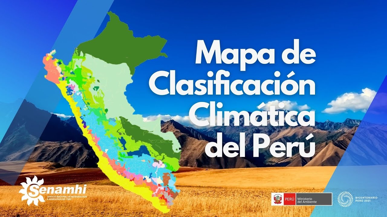 Aprende con el Senamhi - Mapa de Clasificación Climática del Perú - YouTube