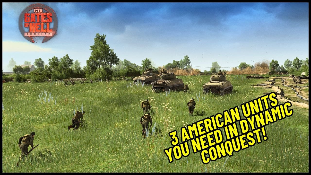 Top 3 MUST have American units in Gates of Hell Dynamic Campaign - YouTube
