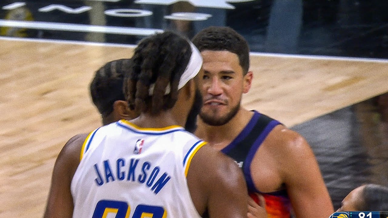 Devin Booker & Isaiah Jackson ALMOST Get Into It 😳 - YouTube
