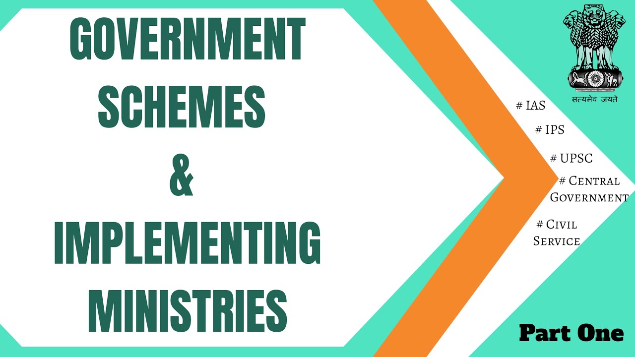 Government Schemes & Implementing Ministries #indianministries # ...