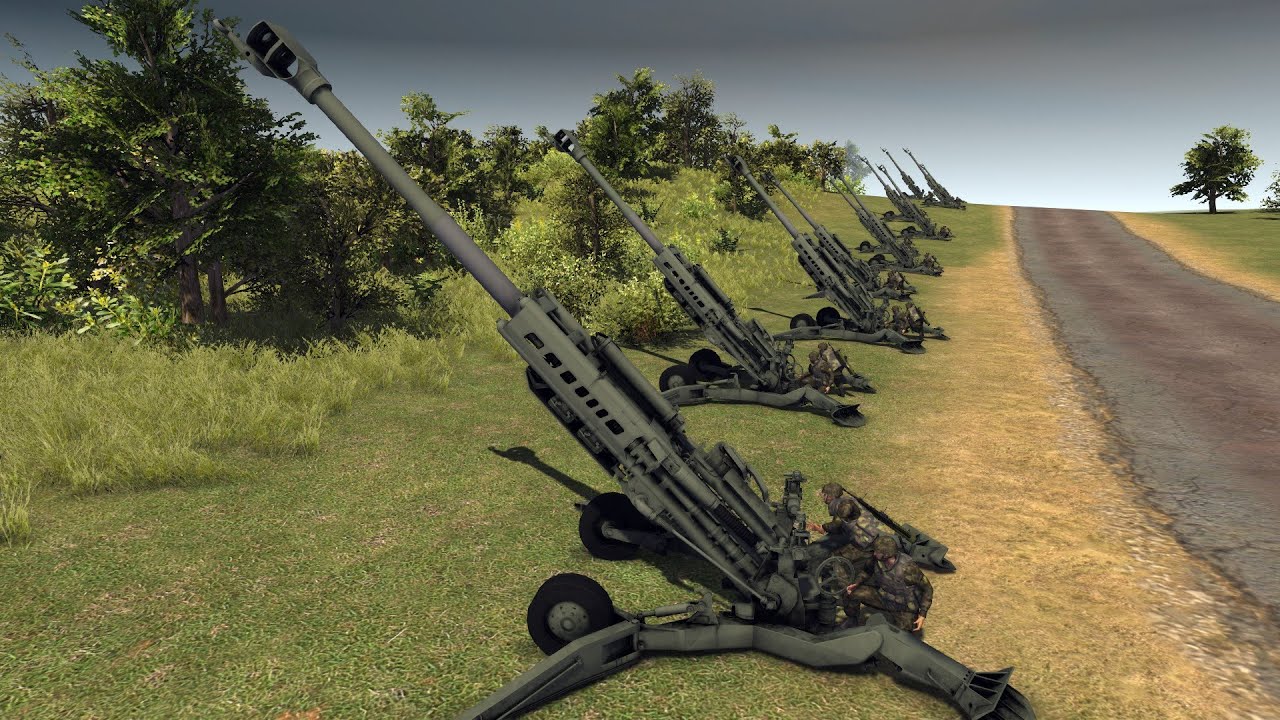 Ukrainian M777 howitzer destroys Russian vehicle convoy - YouTube