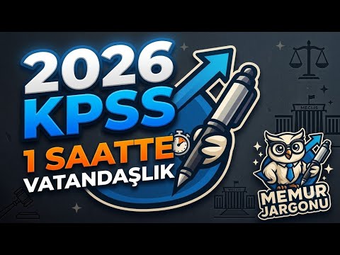 2026 KPSS TEK VİDEODA VATANDAŞLIK LİSANS ÖNLİSANS ORTAÖĞRETİM